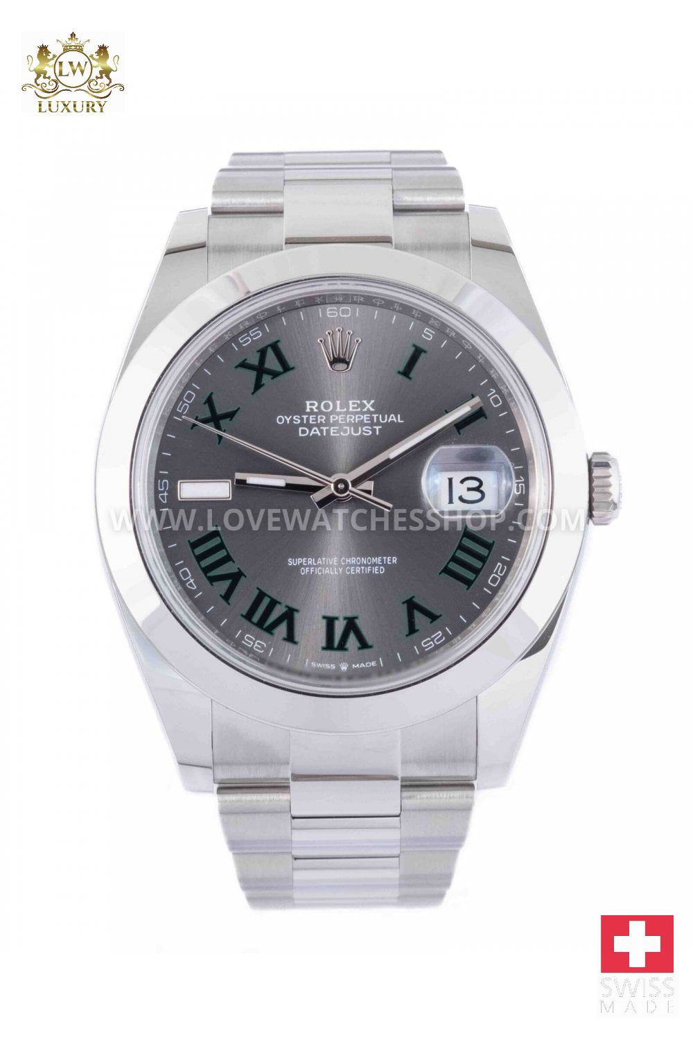 Rolex Datejust slate grey 41mm
