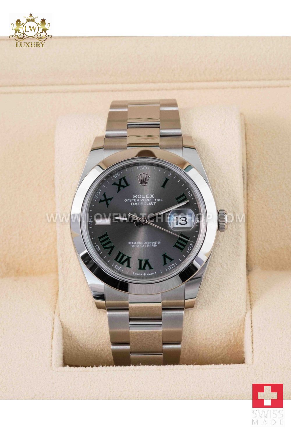 Rolex Datejust slate grey 41mm