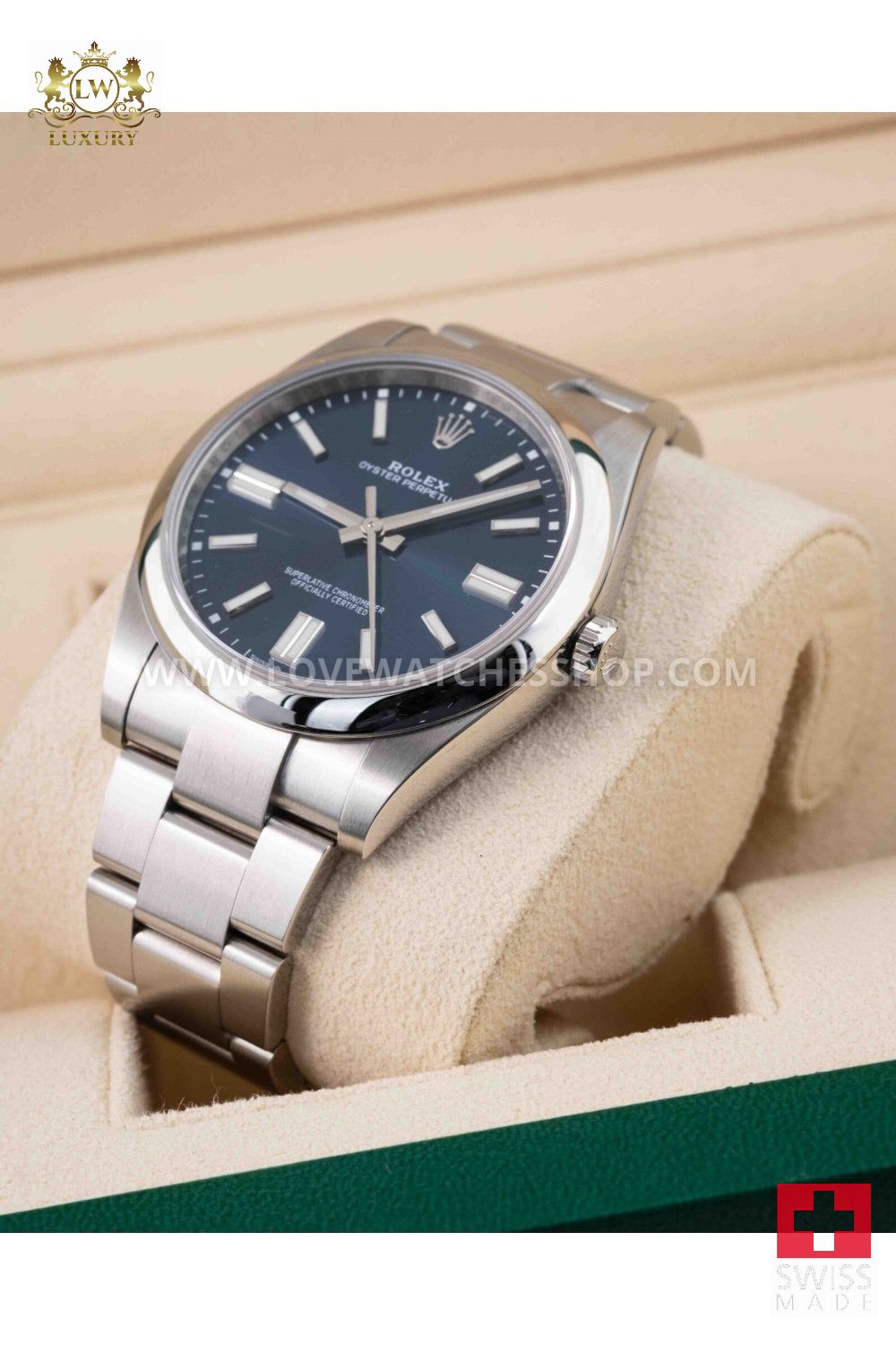 ROLEX 124300 OYSTER PERPETUAL BLUE DIAL