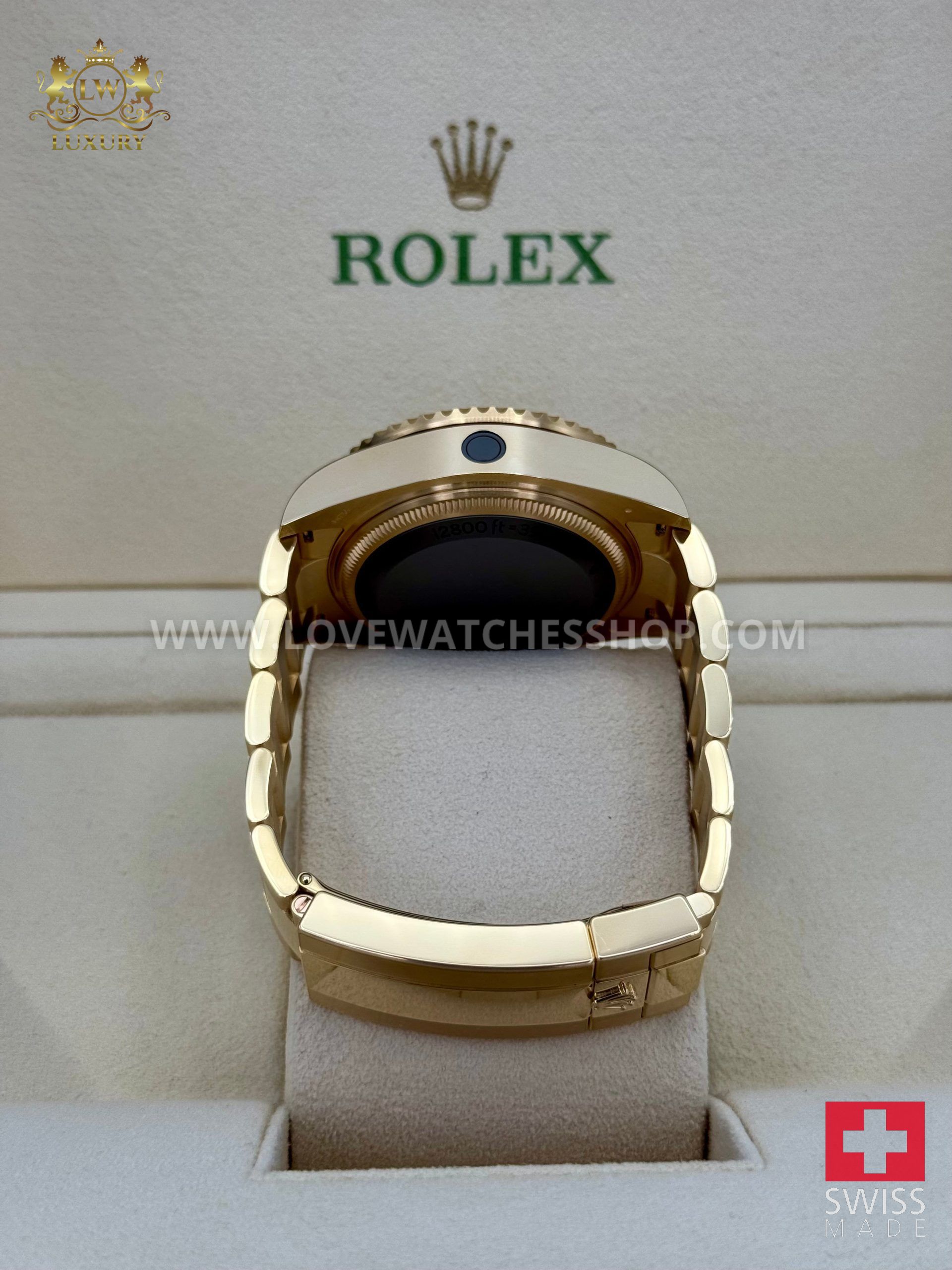 Rolex Deepsea 44mm 136668LB Yellow Steel Blue Dial