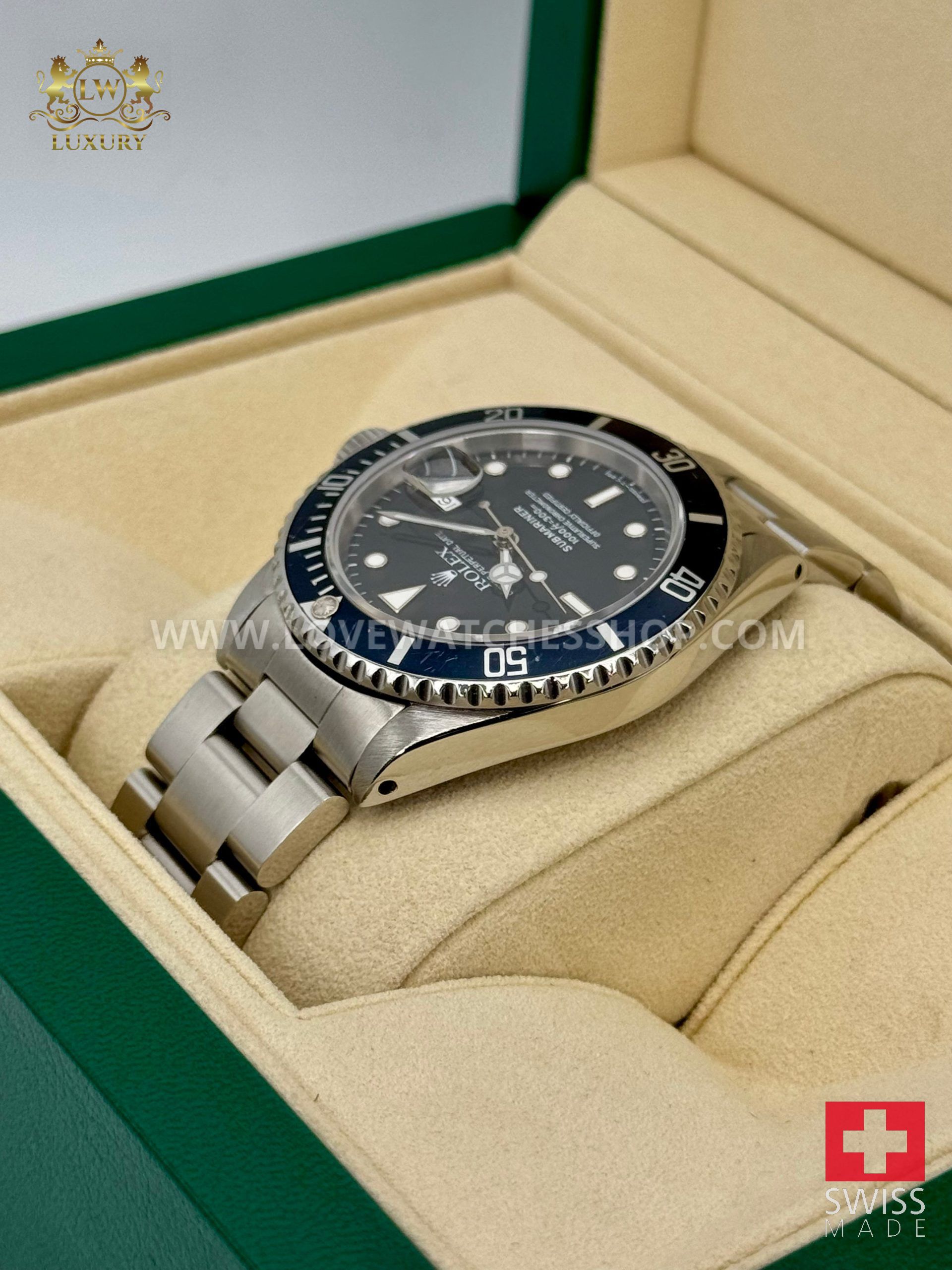 Rolex Submariner 40mm 16800 Stainless Steel Black Dial