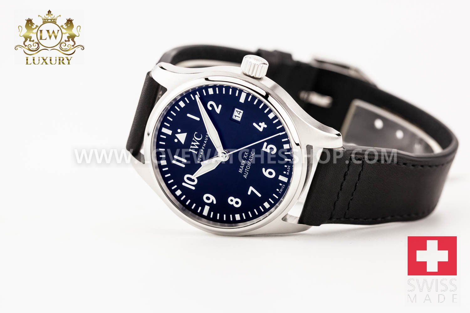 IWC Pilot Mark XX 40mm Black Leather IW328201
