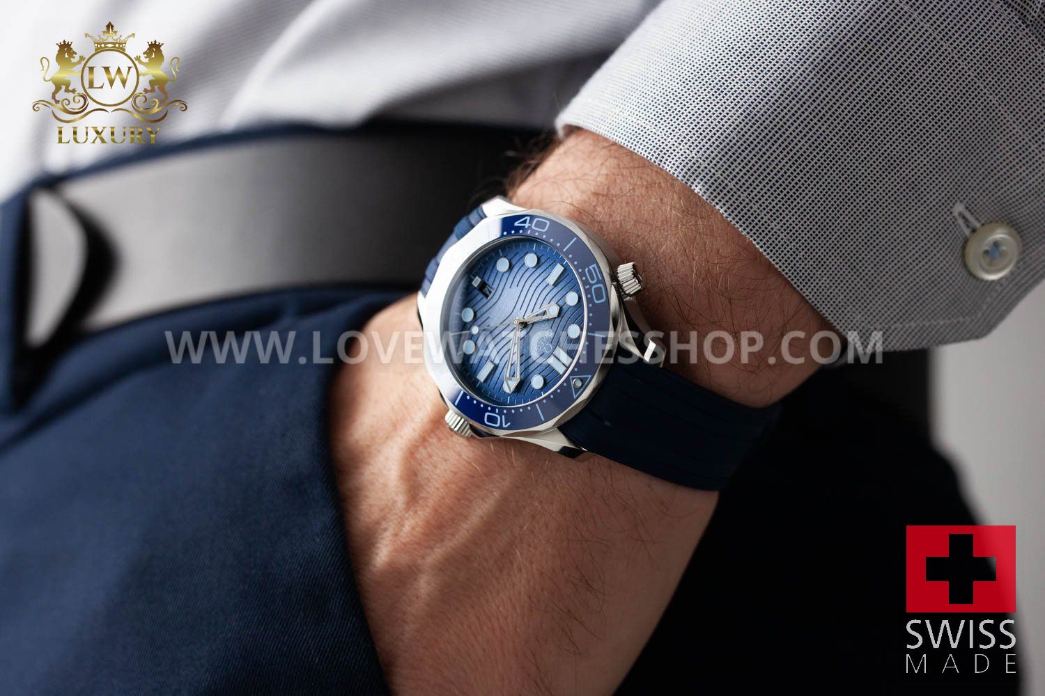 Omega Seamaster 300M Summer Blue Diver 210.32.42.20.03.002