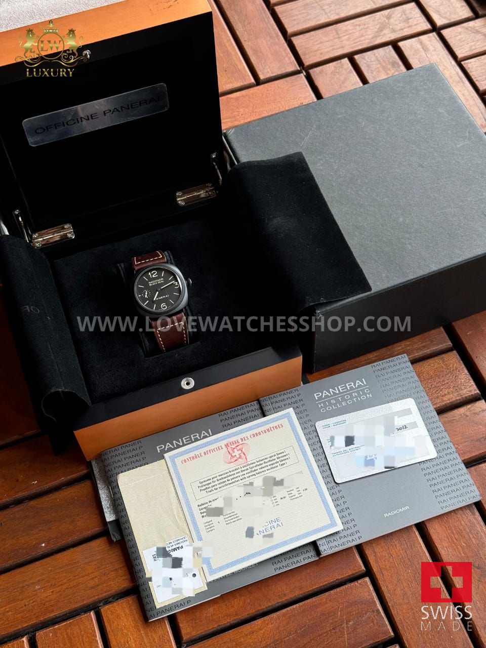 RADIOMIR 45MM BLACK SEAL CERAMIC PAM 292