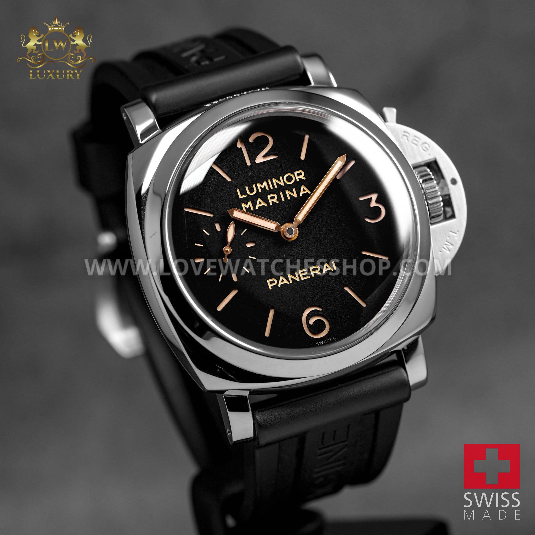 LUMINOR MARINA 1950 3 DAYS 47MM BLACK DIAL PAM 422