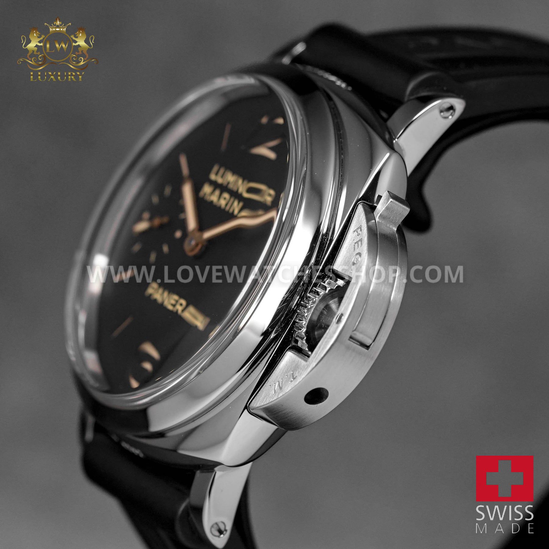 LUMINOR MARINA 1950 3 DAYS 47MM BLACK DIAL PAM 422