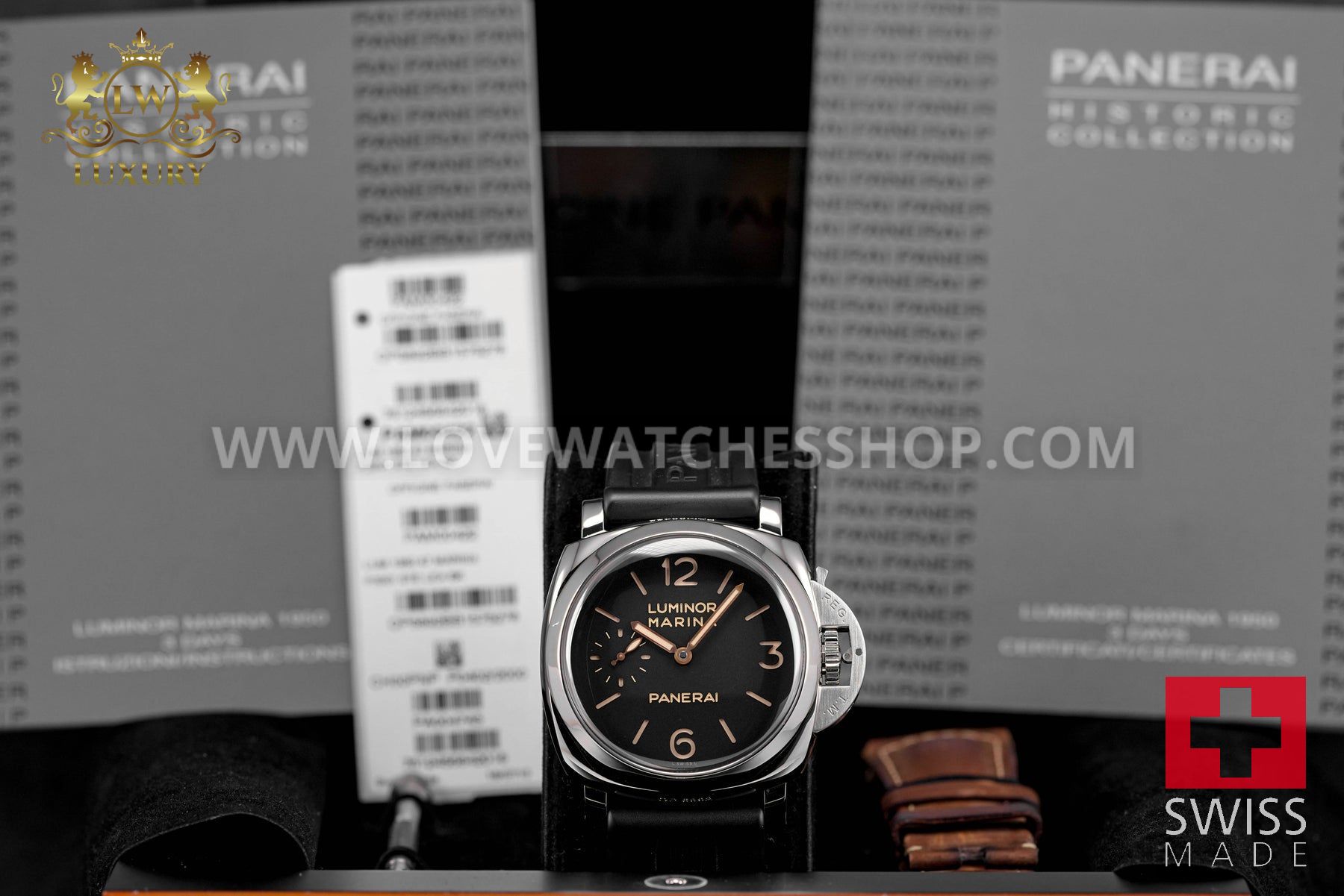 LUMINOR MARINA 1950 3 DAYS 47MM BLACK DIAL PAM 422