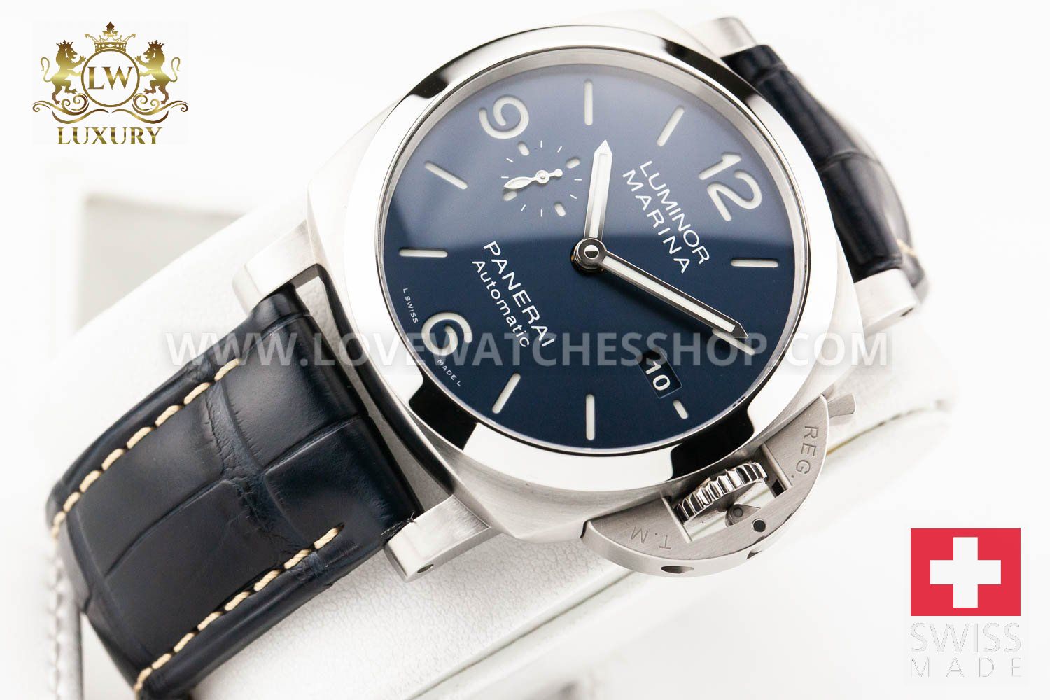 Panerai Luminor Marina 1313 black and Blue Dial 44mm PAM01313