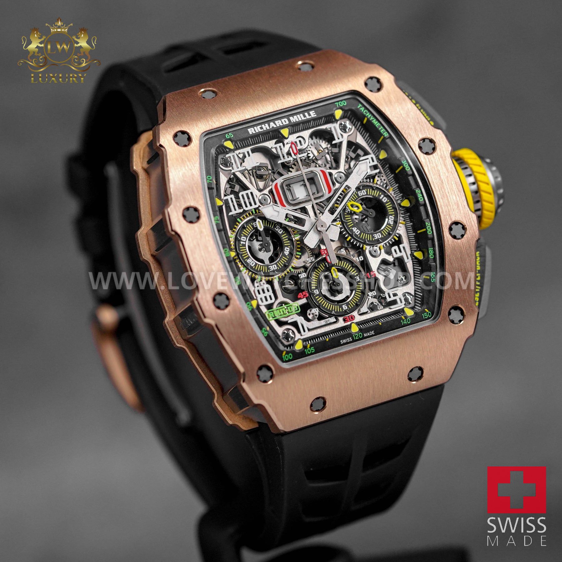 RM 11-03 Stainless Steel TITANIUM FLYBACK CHRONOGRAPH