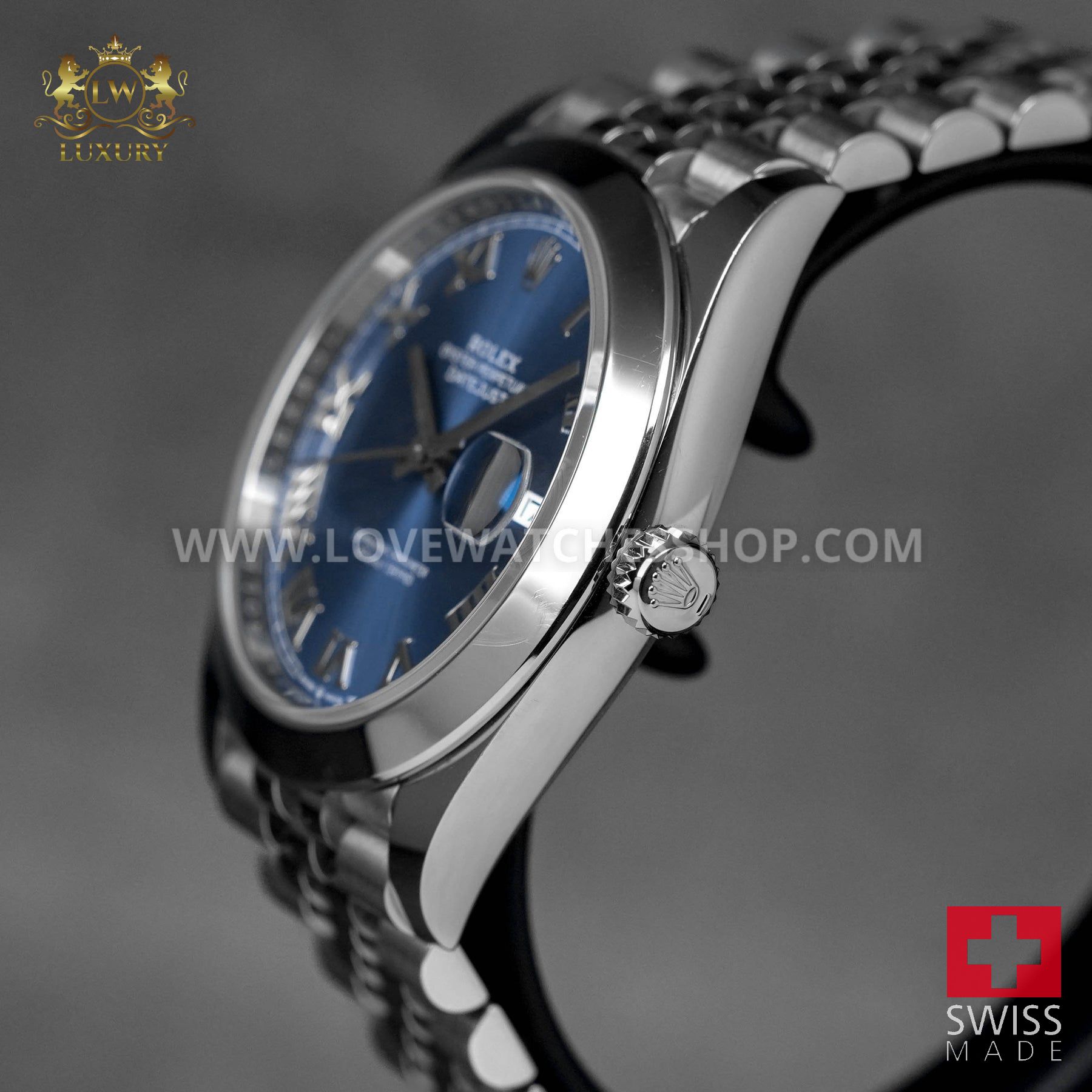 DATEJUST 41MM BLUE AZZURRO DIAL