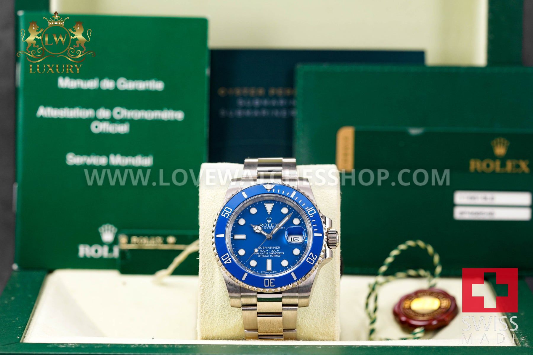 SUBMARINER DATE 40MM Stainless Steel SMURF