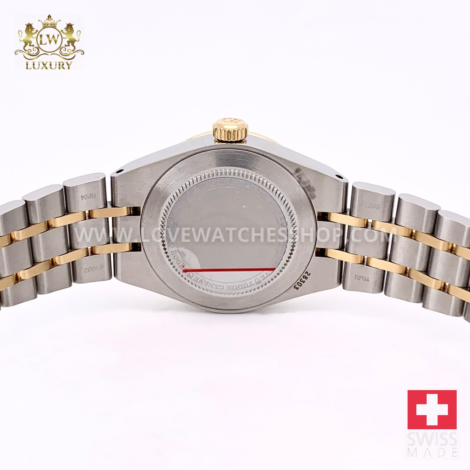 ROYAL 28MM TWOTONE Stainless Steel CHOCO DIAL