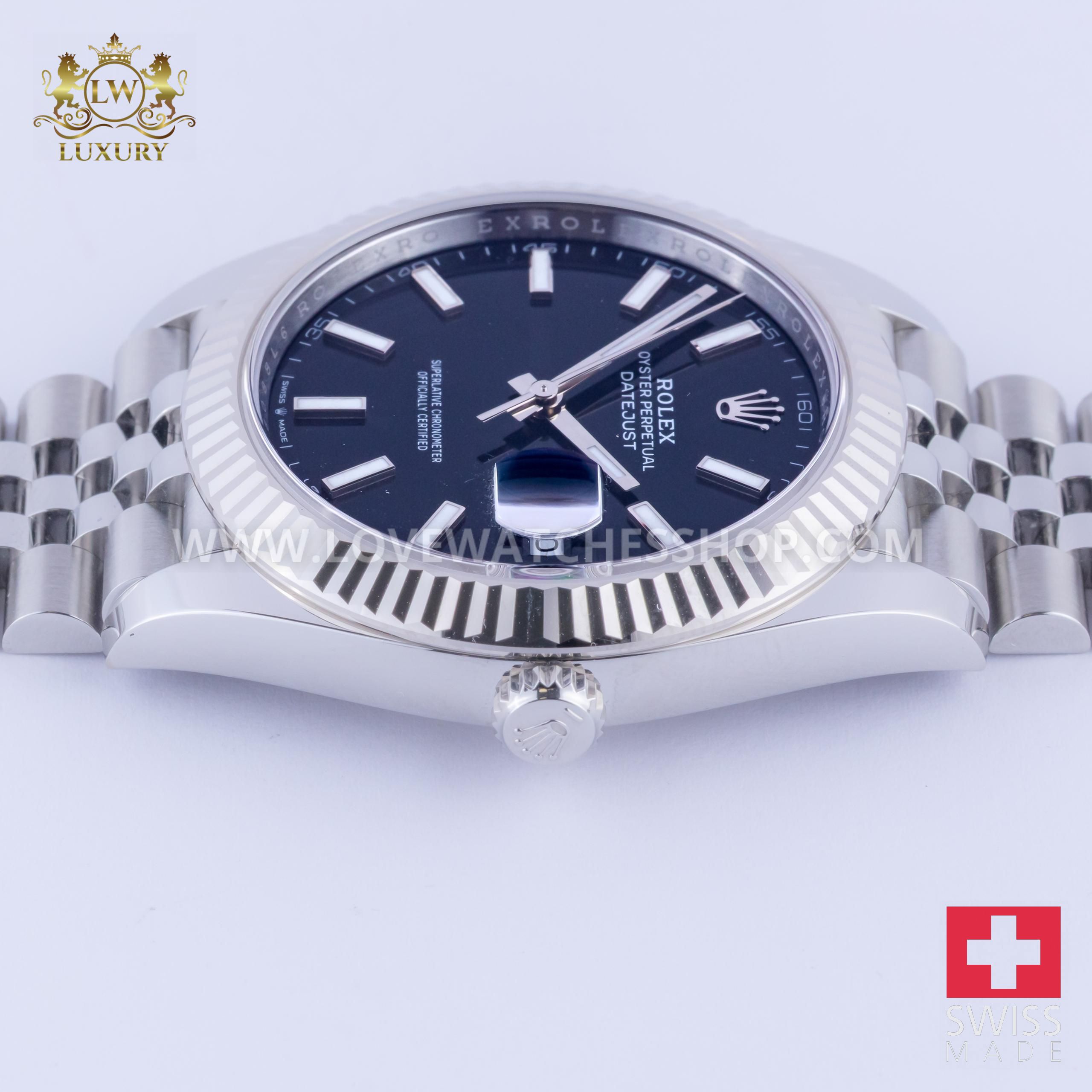 Rolex Datejust 41 Black 126334 2025 (Full Set)