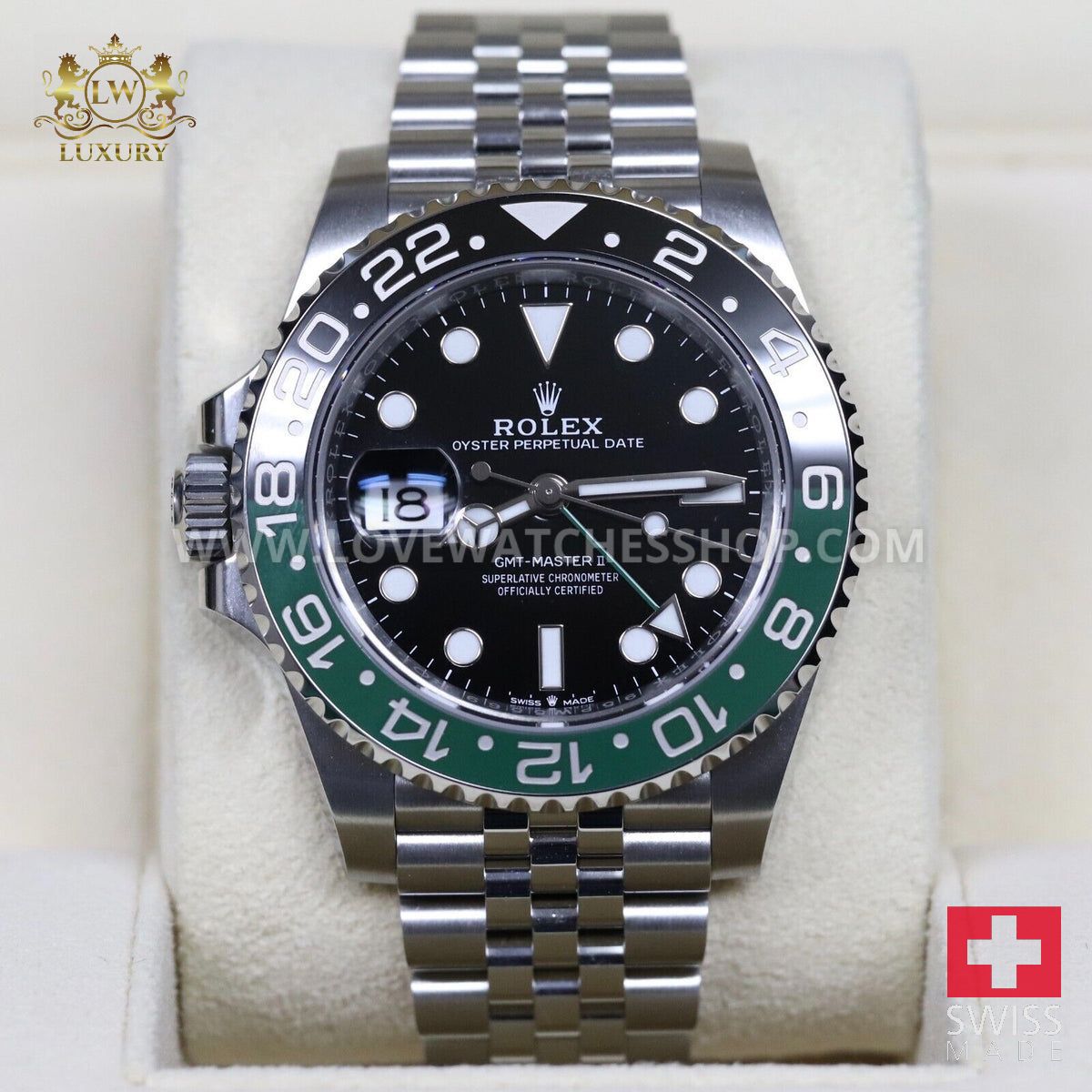 Rolex GMT-Master II Sprite Jubilee Black Green 126720VTNR