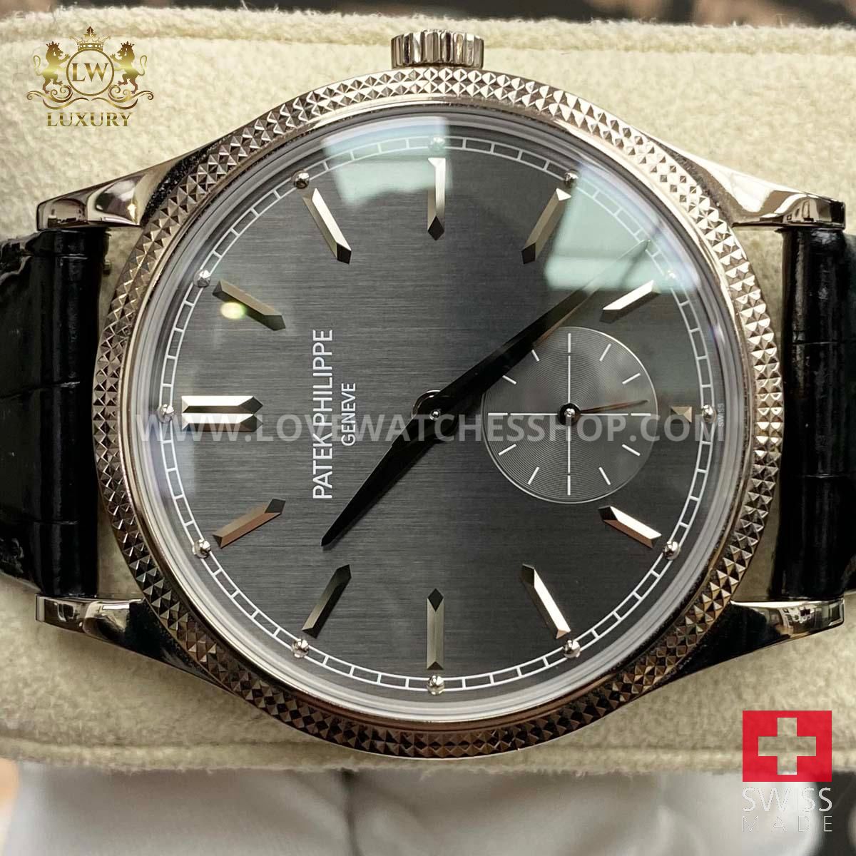 Patek Philippe Calatrava 39mm 6119G-001 Grey Dial Unworn