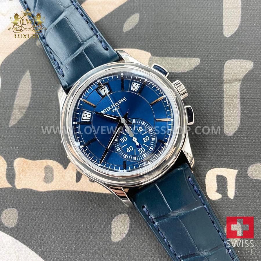 Patek Philippe Annual Calendar Chronograph Complication 42mm 5905P Blue ...
