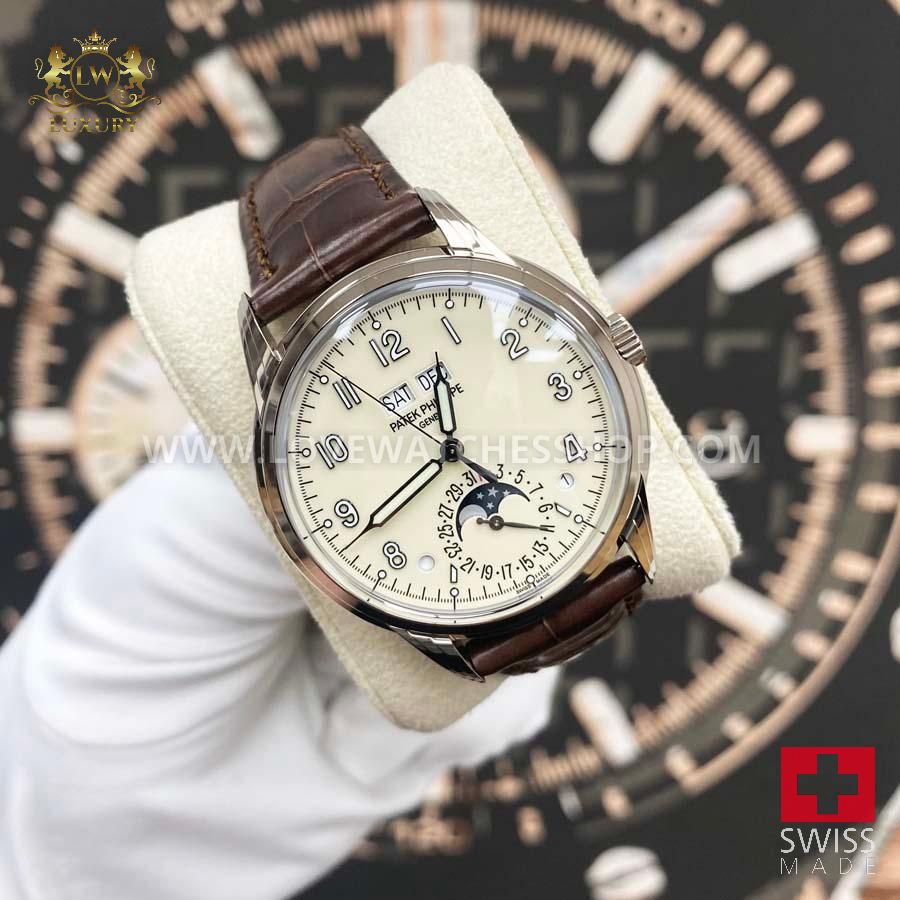 Patek Philippe Grand Complications Perpetual Calendar 40mm 5320G Cream ...