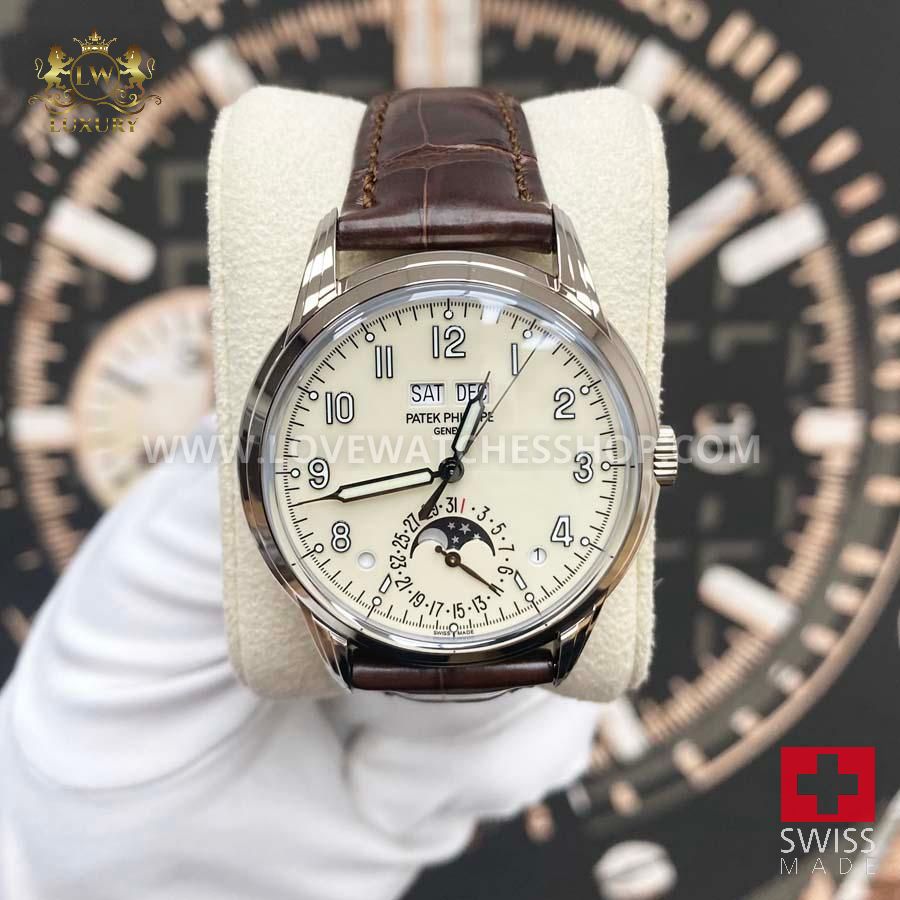 Patek Philippe Grand Complications Perpetual Calendar 40mm 5320G Cream ...