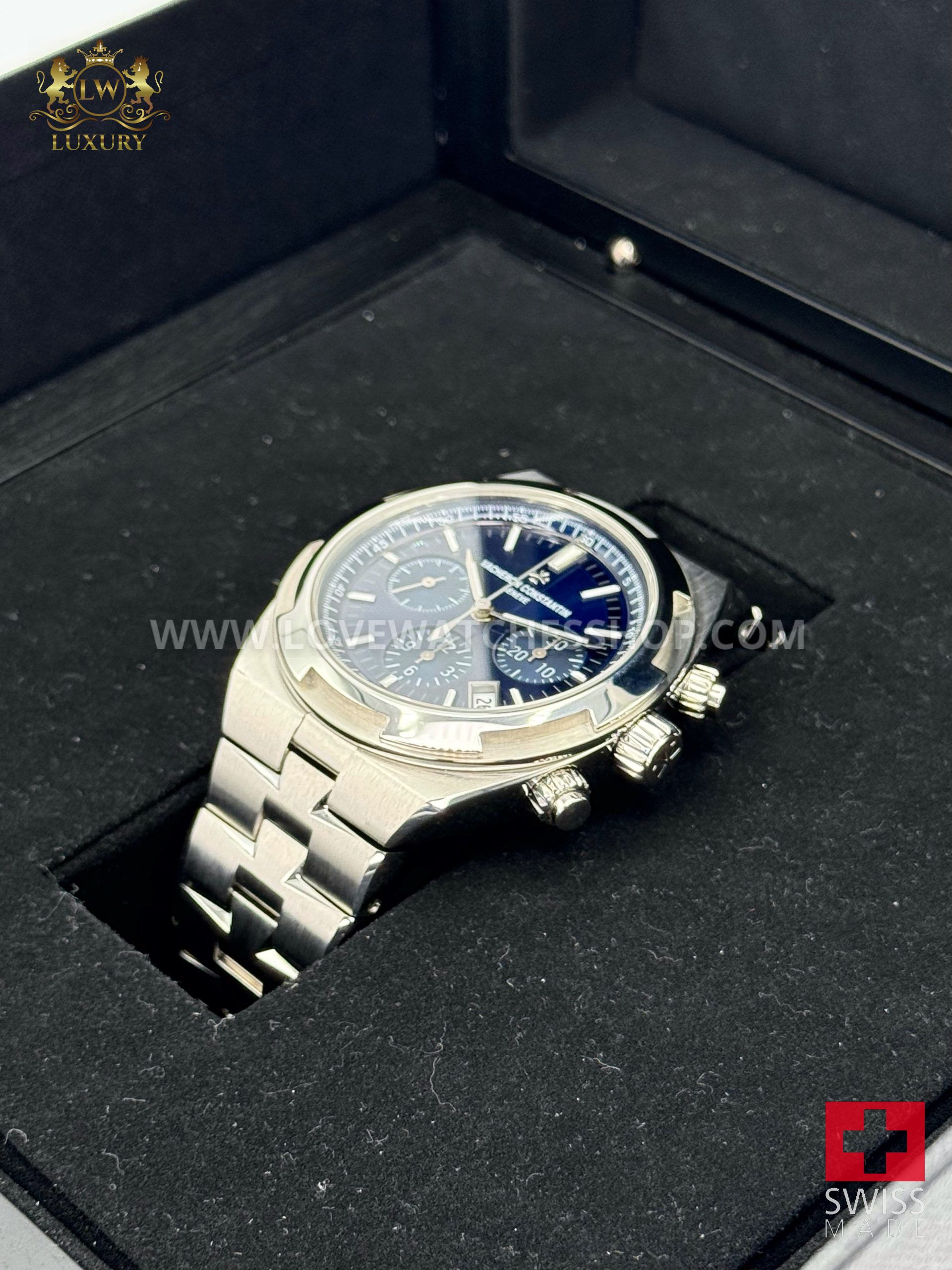 2020 Vacheron Constantin Overseas 42.5mm 5500V Stainless Blue Dial