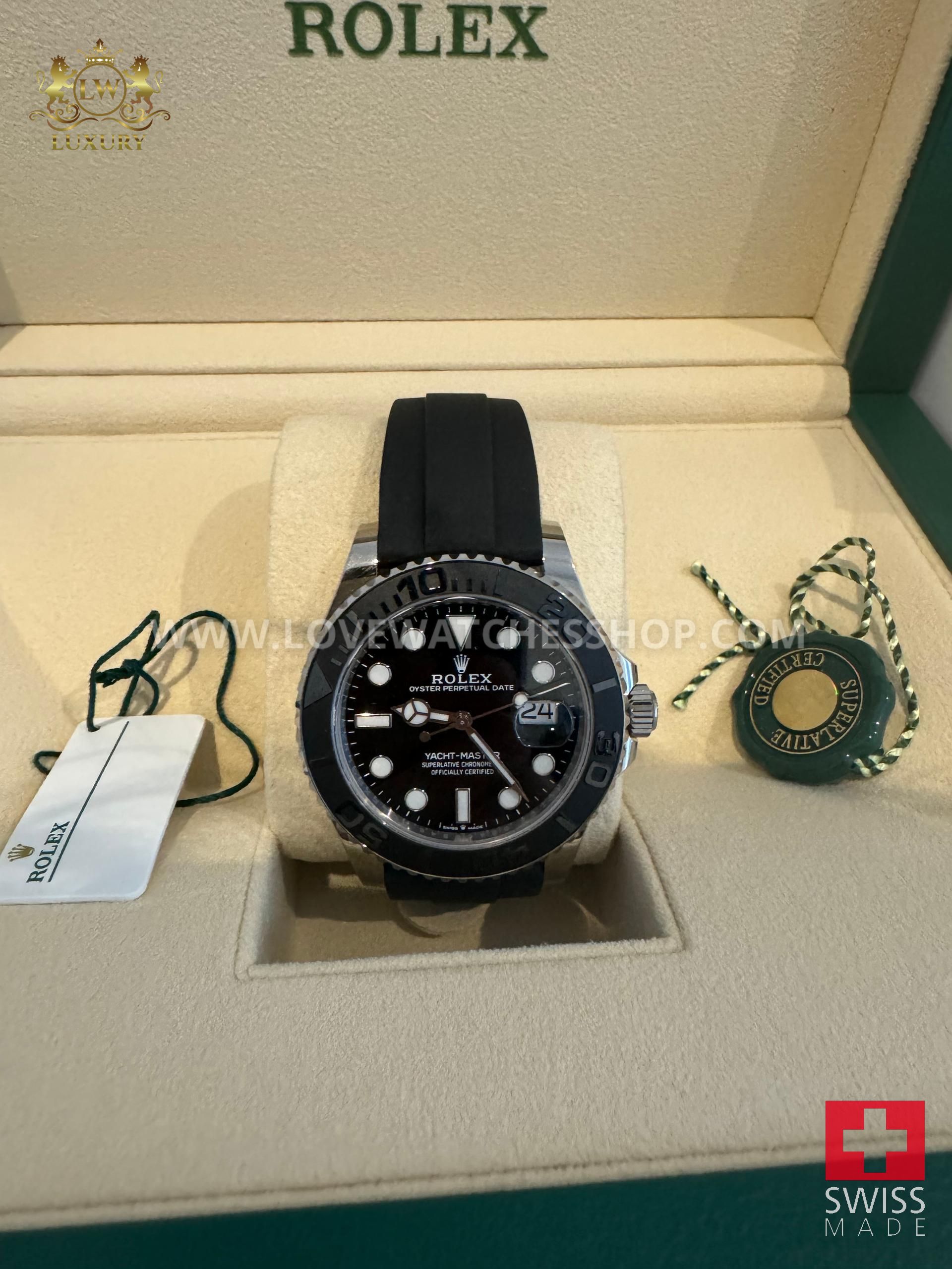 Rolex Yacht-Master 42 Full Set White Steel Rolex Yacht Master 2025