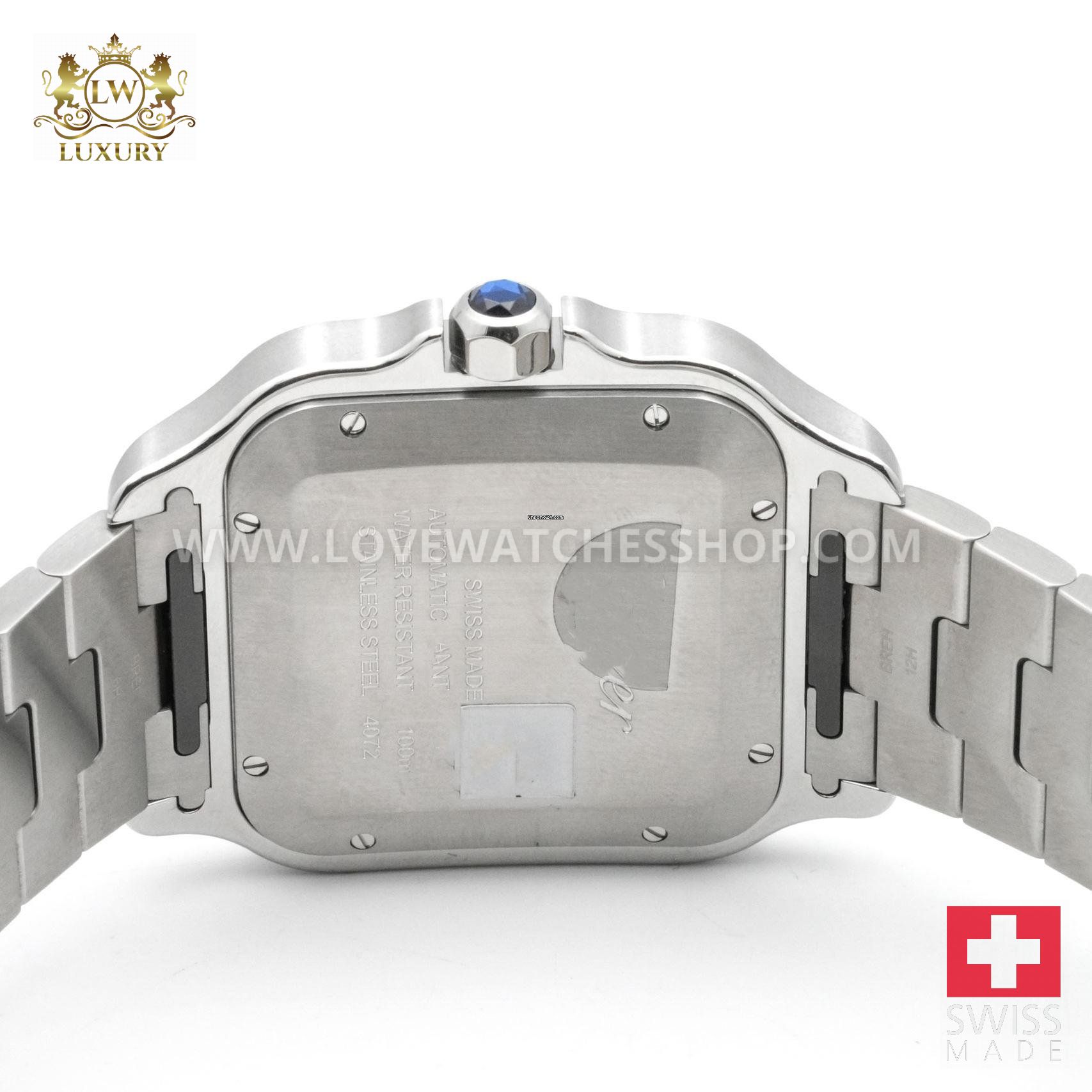 Cartier Santos De Cartier Ref. WSSA0071 – Blue Dial – NEW 2025 – Full ...