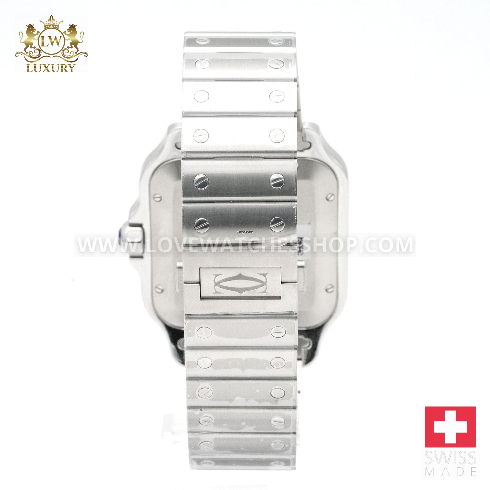 Cartier Santos De Cartier Ref. WSSA0071 – Blue Dial – NEW 2025 – Full ...