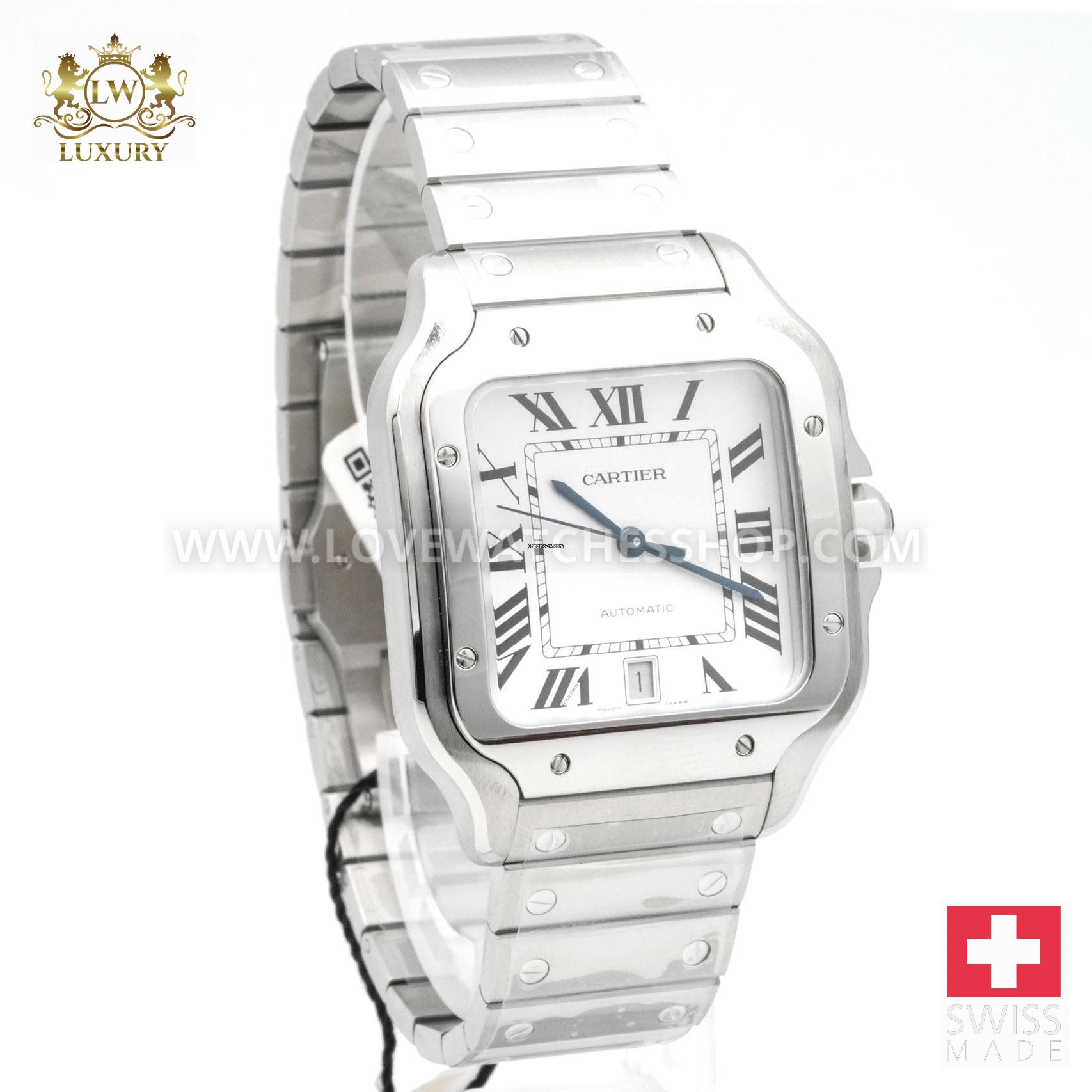 Cartier Santos De Cartier Ref. WSSA0018 – NEW 2025 – Full stickers ...