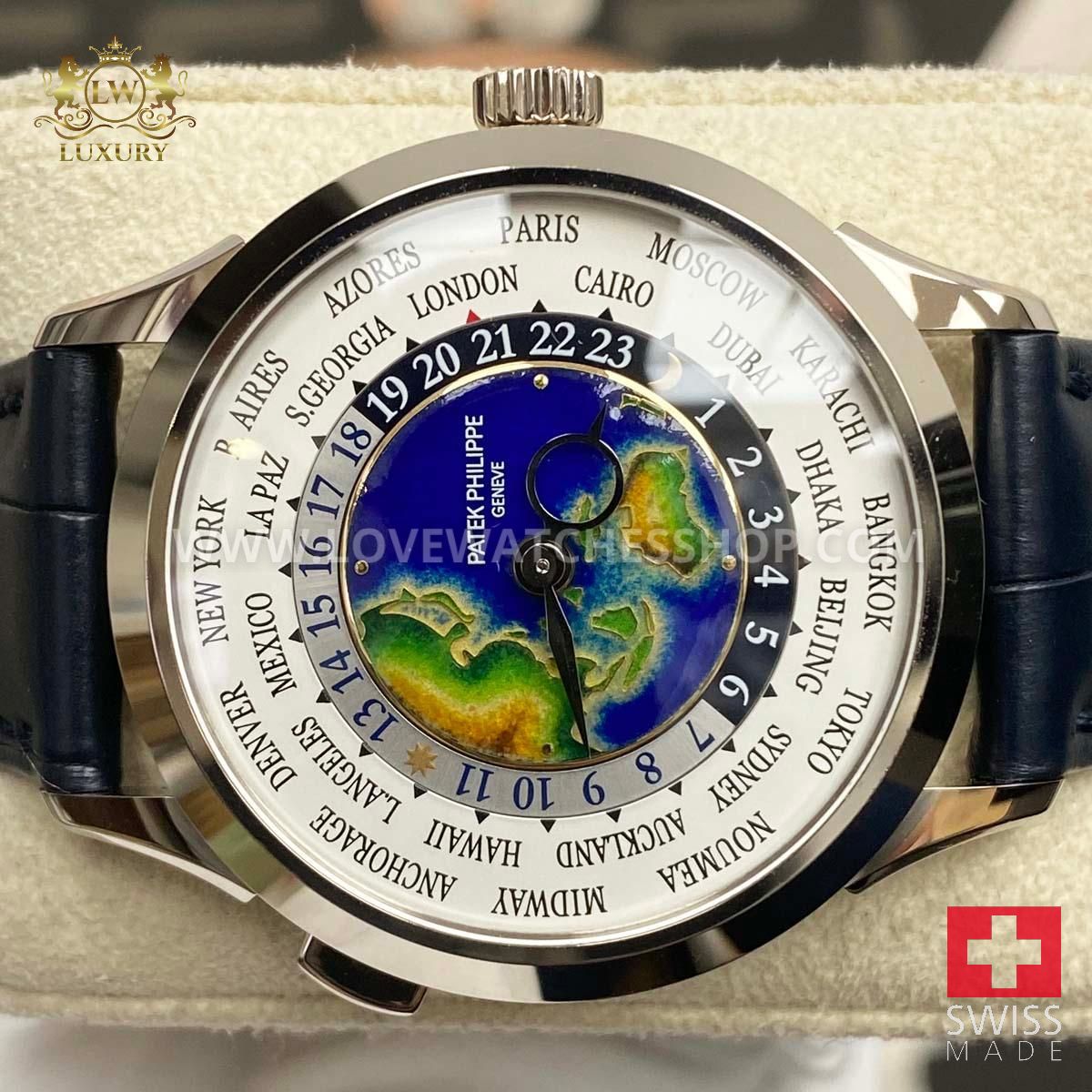 Patek Philippe World Time Complication 38mm 5231G Enamel Painted World ...
