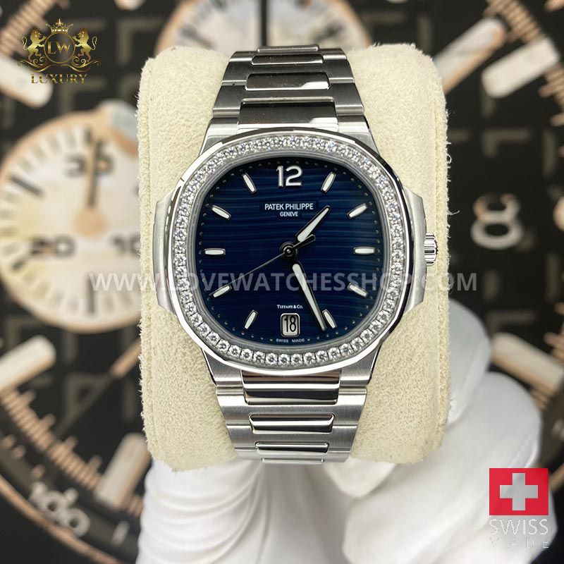 Patek Philippe Nautilus Tiffany&Co 35mm 7118/1200A Blue Dial